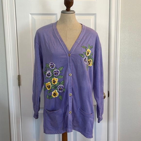 Peanut punch | Jackets & Coats | Peanut Punch Floral Jacket Purple ...
